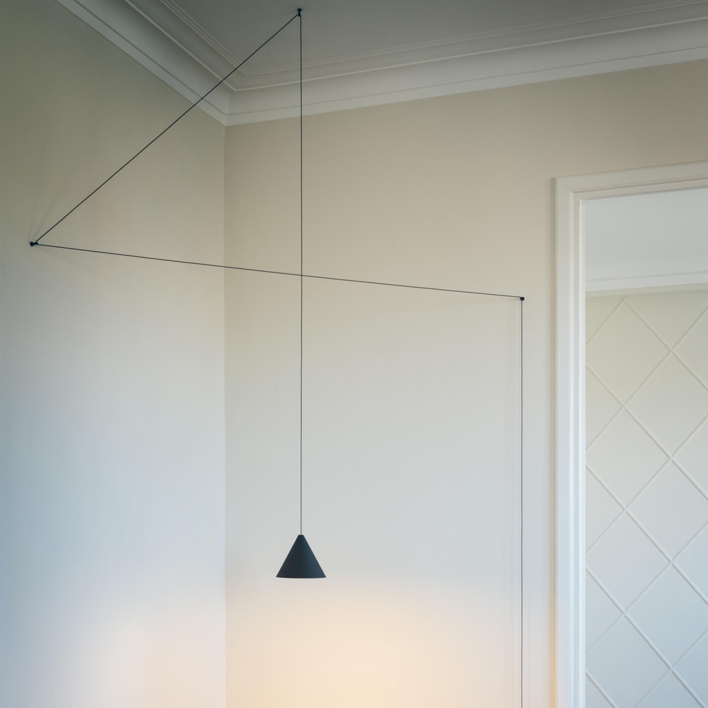 String - Cone Pendant Lamp by Flos - Transforma