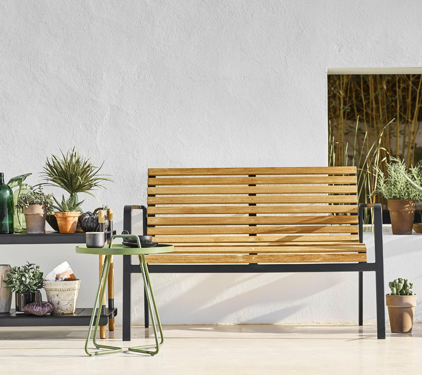 Parc bench by Cane-line | Transforma